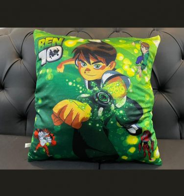 Ben 10 Silky Soft Cartoon Kids Cushion In Pakistan - Myhomedecor.pk