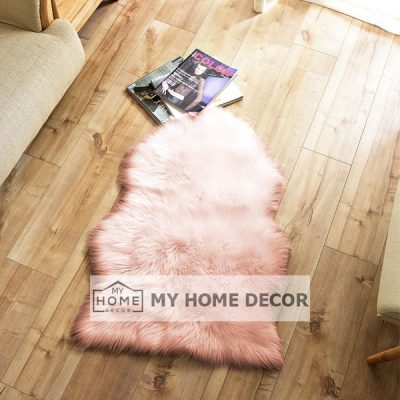 Pink Fluffy Faux Fur Mat Price In Pakistan - Myhomedecor.pk