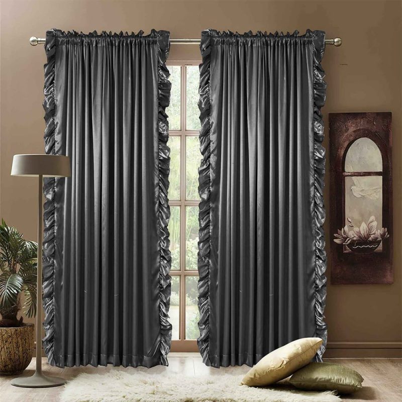 Ruffle Curtains - Myhomedecor.pk