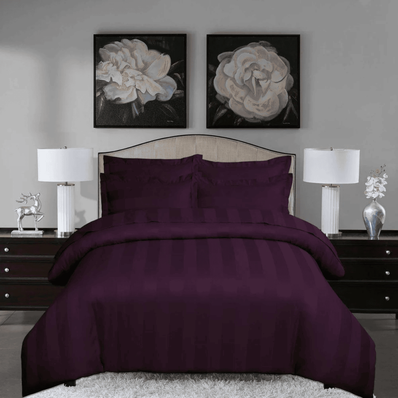 Hotel Collection Bed Sheet - Purple - Myhomedecor.pk